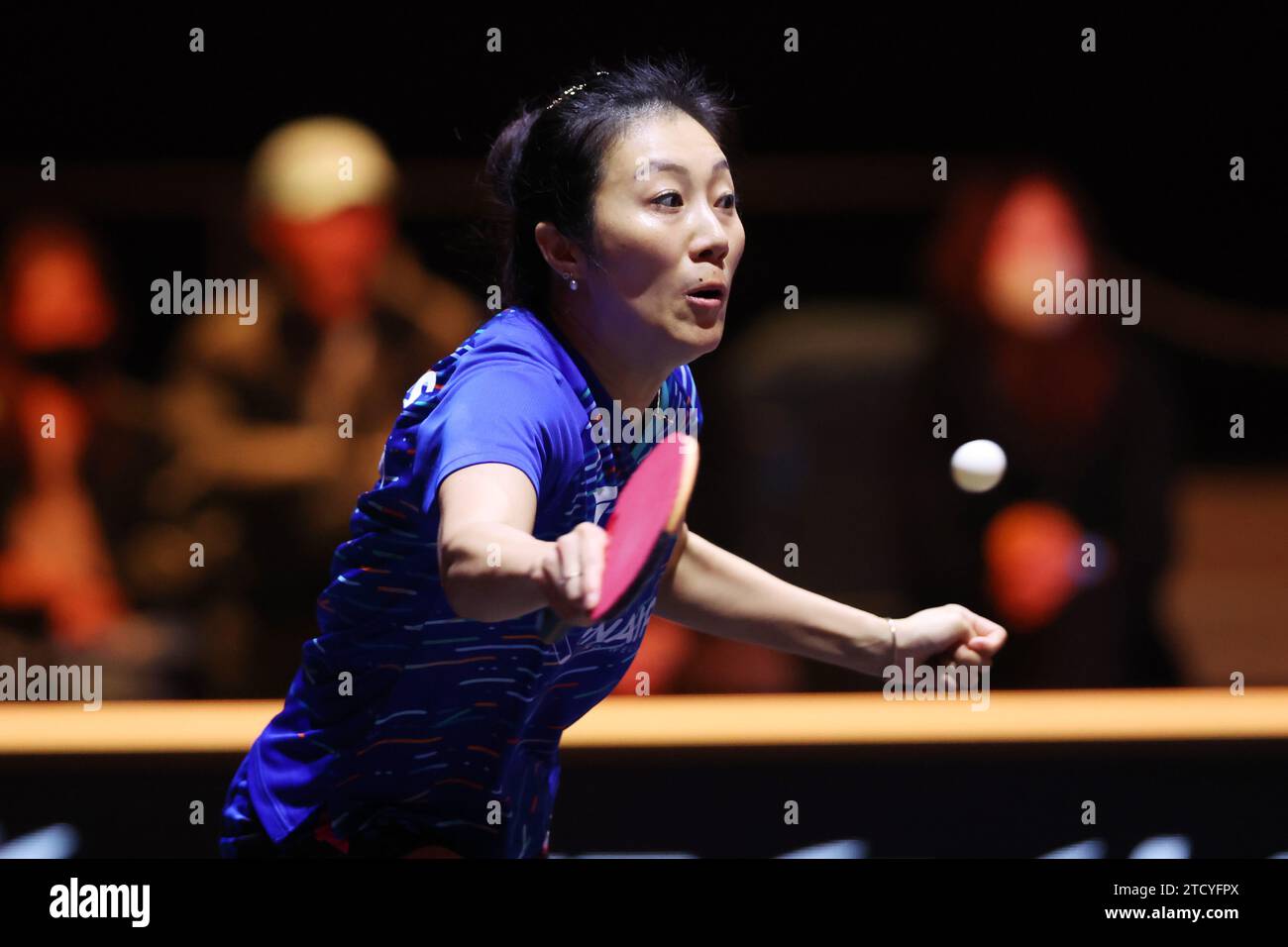 Nagoya Kinjo-Futo Arena, Aichi, Japan. 15th Dec, 2023. Ying HAN (GER), DECEMBER 15, 2023 - Table ...