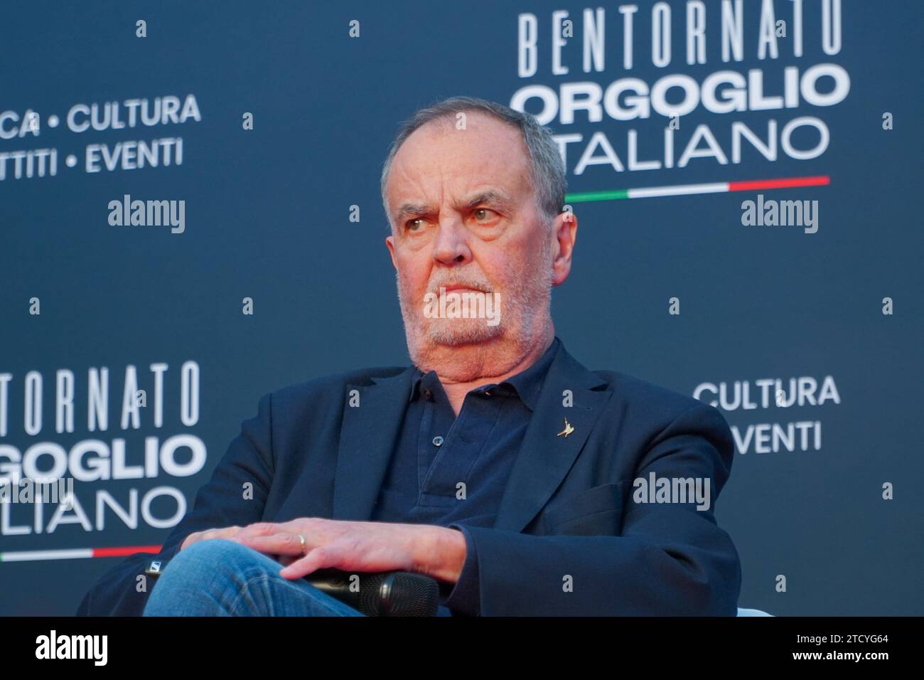 Castel Sant'Angelo, Rome, Italy, December 14, 2023, Roberto Calderoli ...