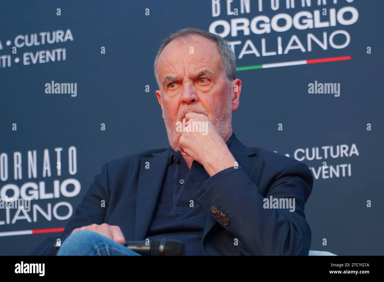 Castel Sant'Angelo, Rome, Italy, December 14, 2023, Roberto Calderoli ...