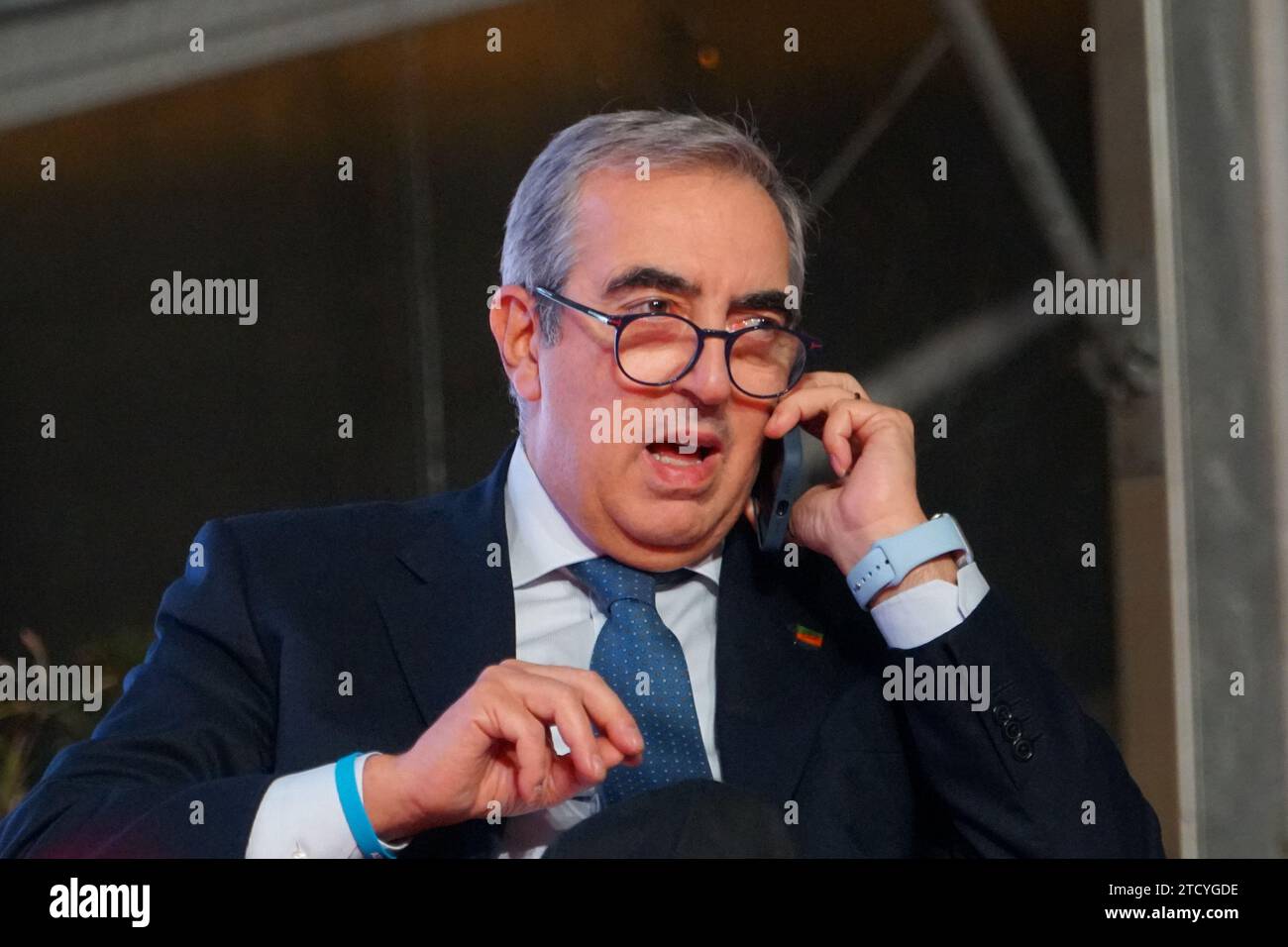Castel Sant'Angelo, Rome, Italy, December 14, 2023, Maurizio Gasparri ...