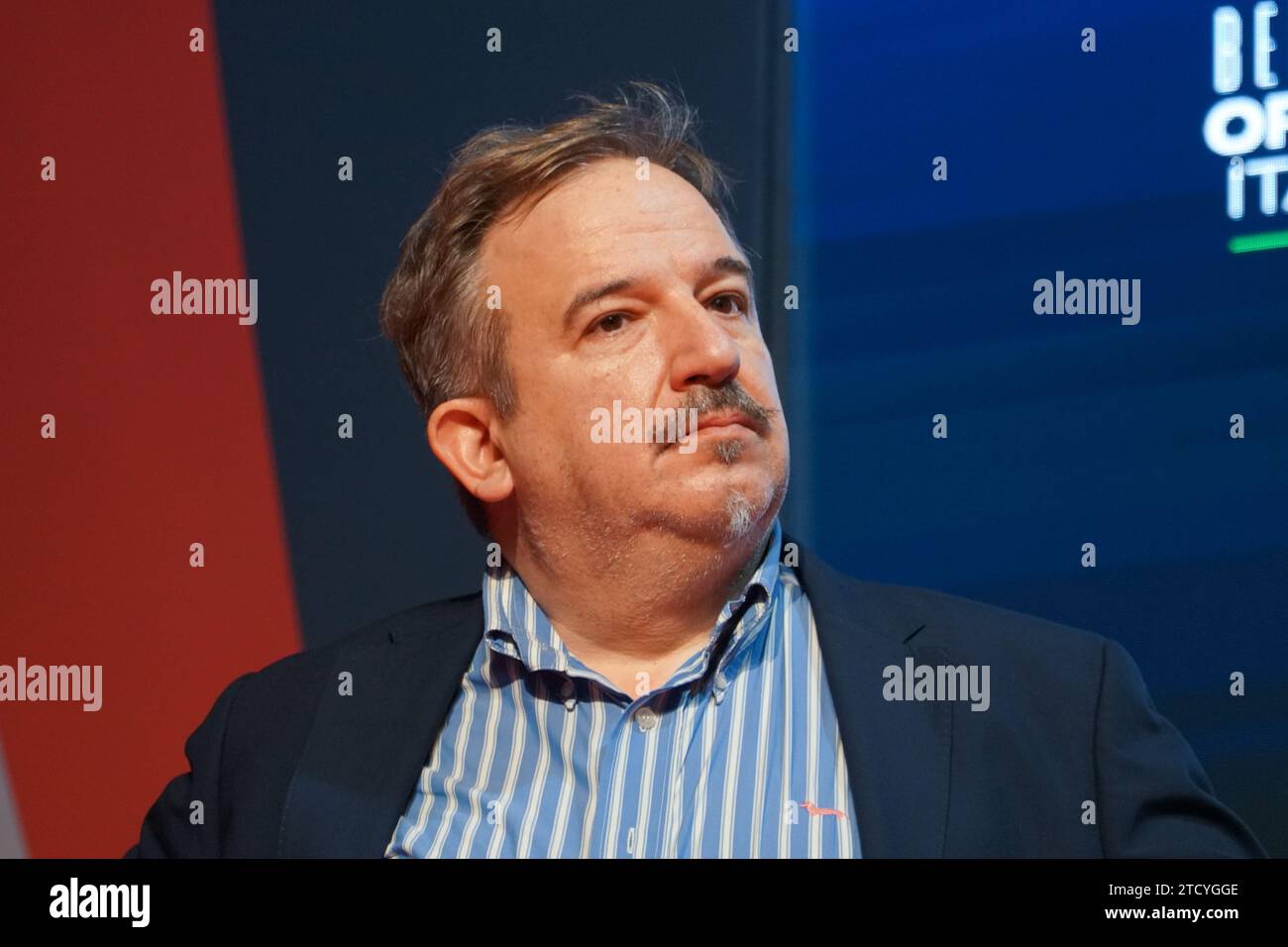 Castel Sant'Angelo, Rome, Italy, December 14, 2023, Luca Telese ...