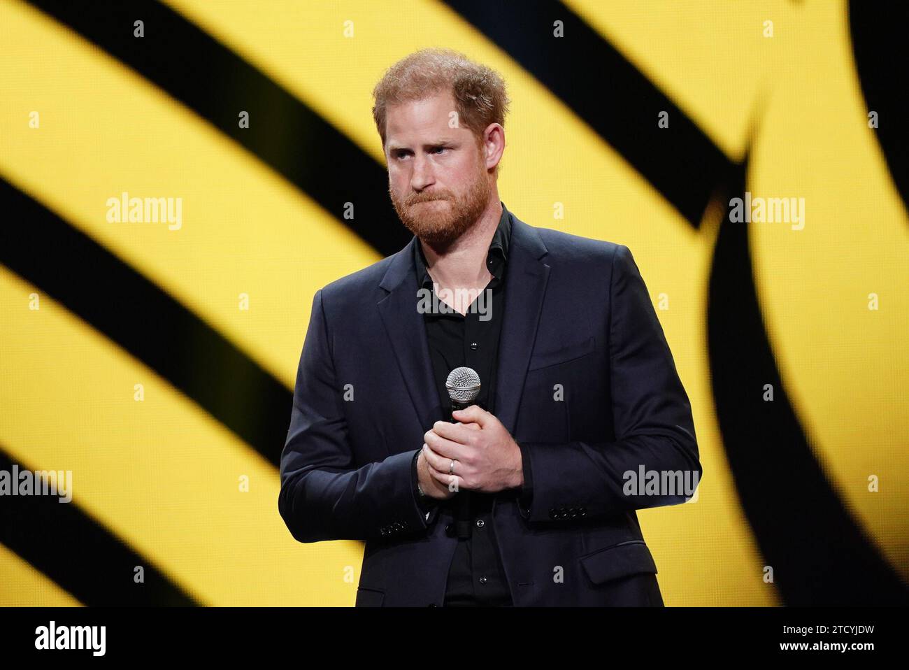 File photo dated 16/09/23 of the Duke of Sussex speaking during the ...