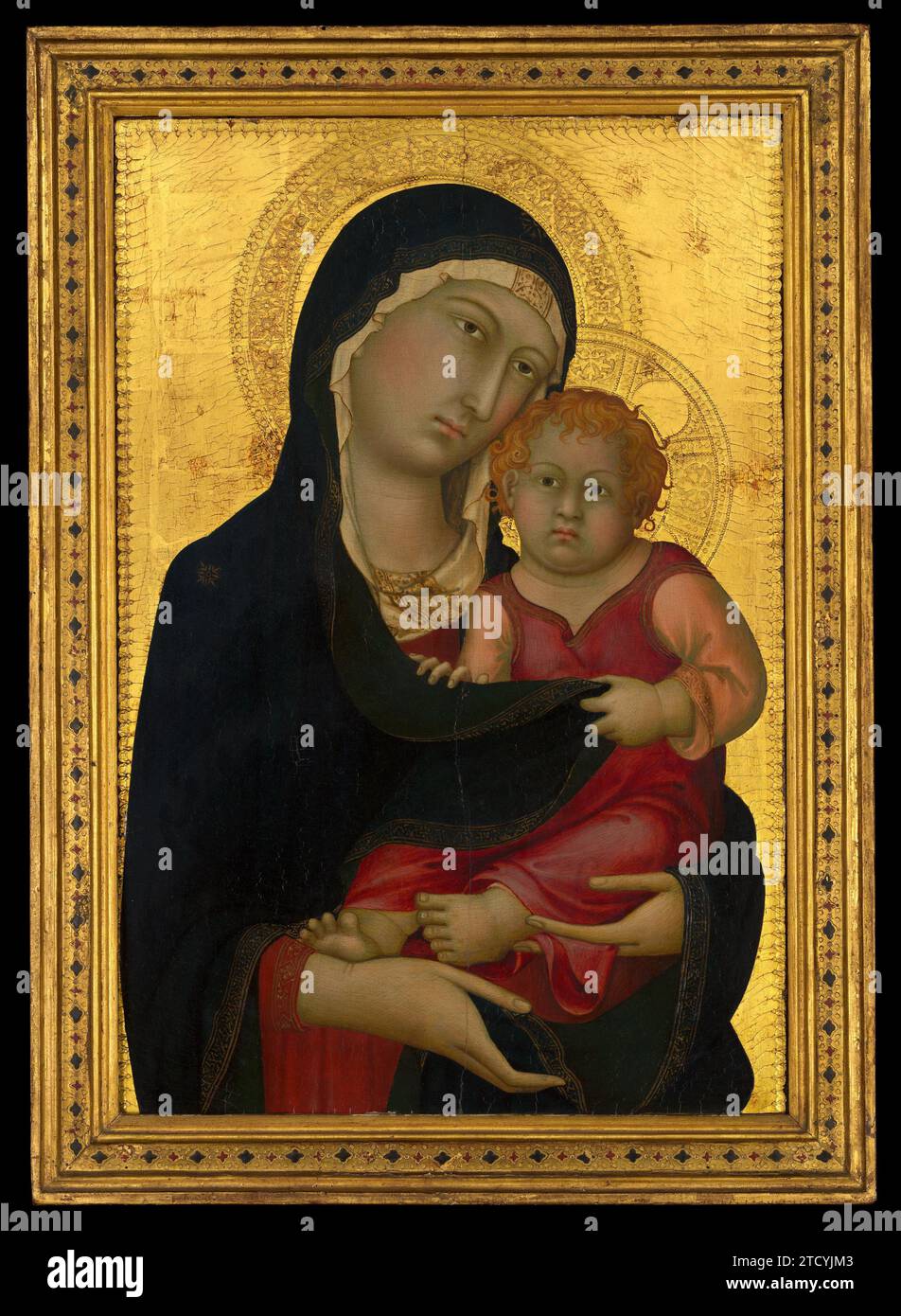 Madonna and Child 1975 by Simone Martini Stock Photo - Alamy