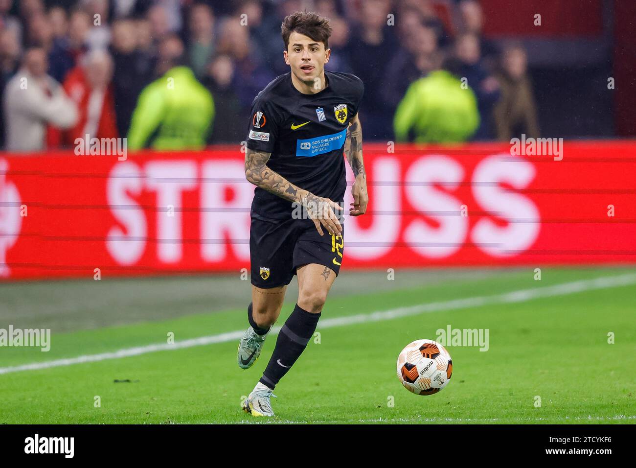 AMSTERDAM, NETHERLANDS - DECEMBER 14: Lazaros Rota (AEK Athene ...