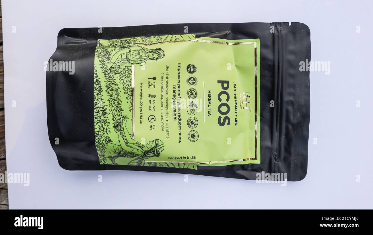 Herbal tea to cure Pcos or Pcod treatment remedy. PCOS herbal tea sold ...