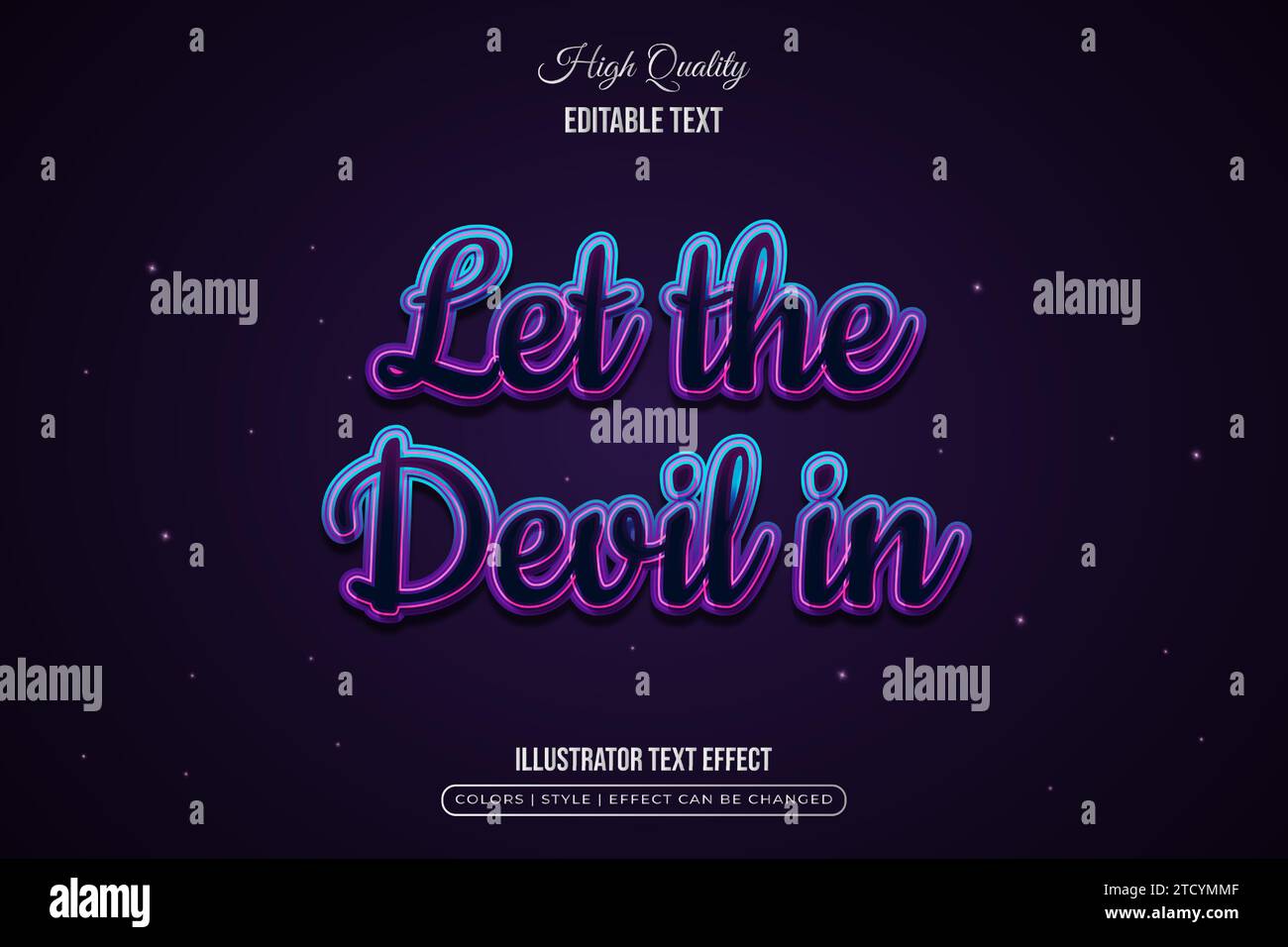 Editable typography effect hi-res stock photography and images - Alamy