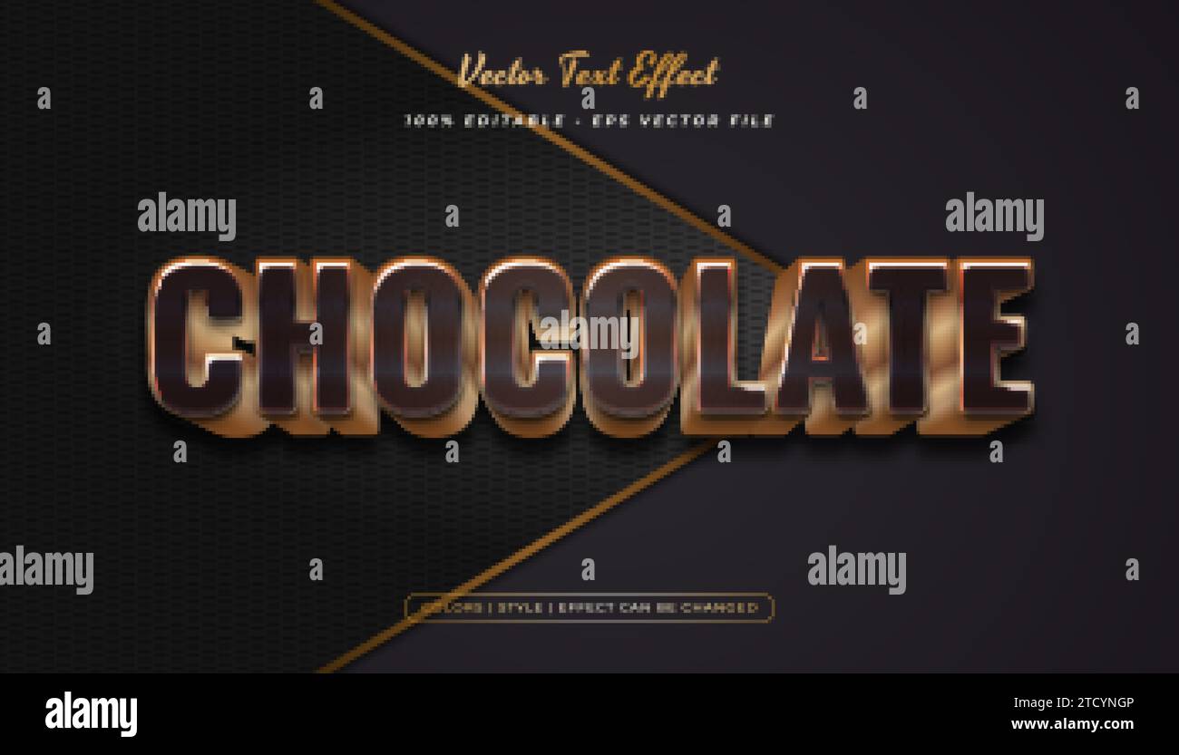 Editable vector text effect hi-res stock photography and images - Alamy