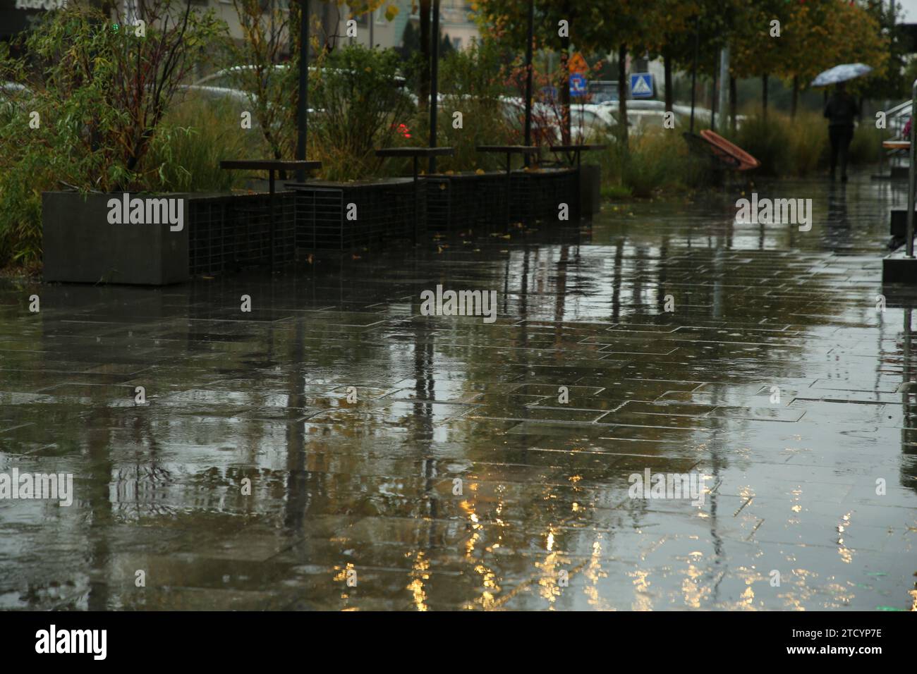Torrential rain downfall hi-res stock photography and images - Alamy