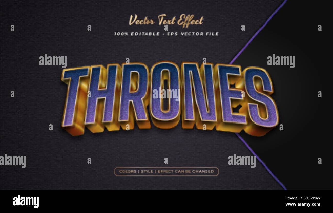 Gold 3d text hi-res stock photography and images - Alamy