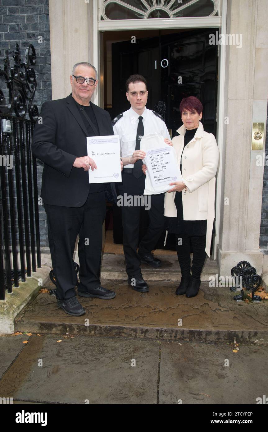 Sean Kennedy, Dr Anna Kennedy OBE and her team hand in a petition at ...
