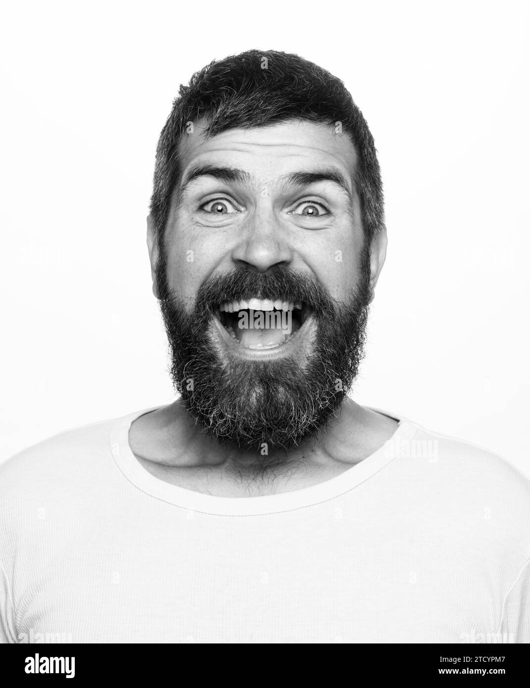 Happy Man Smile Face Smiling Bearded Guy Positive Human Facial