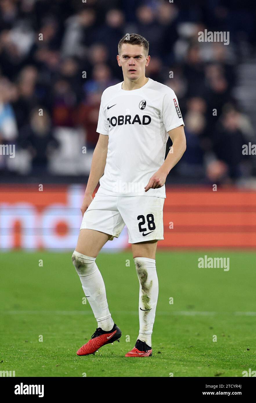 London, England, 14th December 2023. Matthias Ginter of SC Freiburg ...