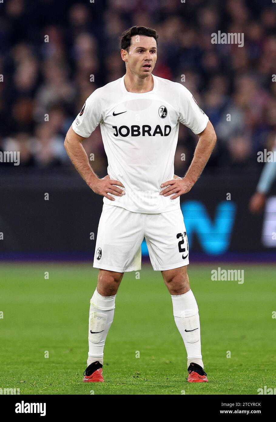 London, England, 14th December 2023. Nicolas Hofler of SC Freiburg ...