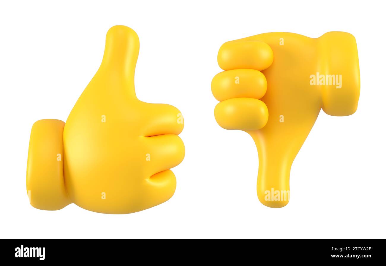 Character yellow hands collection. Rating feedback hands symbols Stock ...