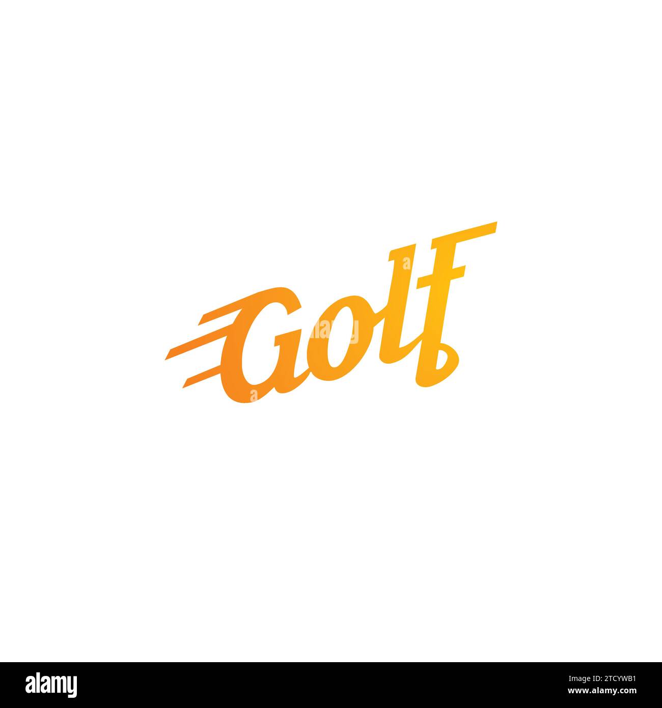 Golf Lettering Logo. Golf Club Logo Vector Stock Vector Image & Art - Alamy