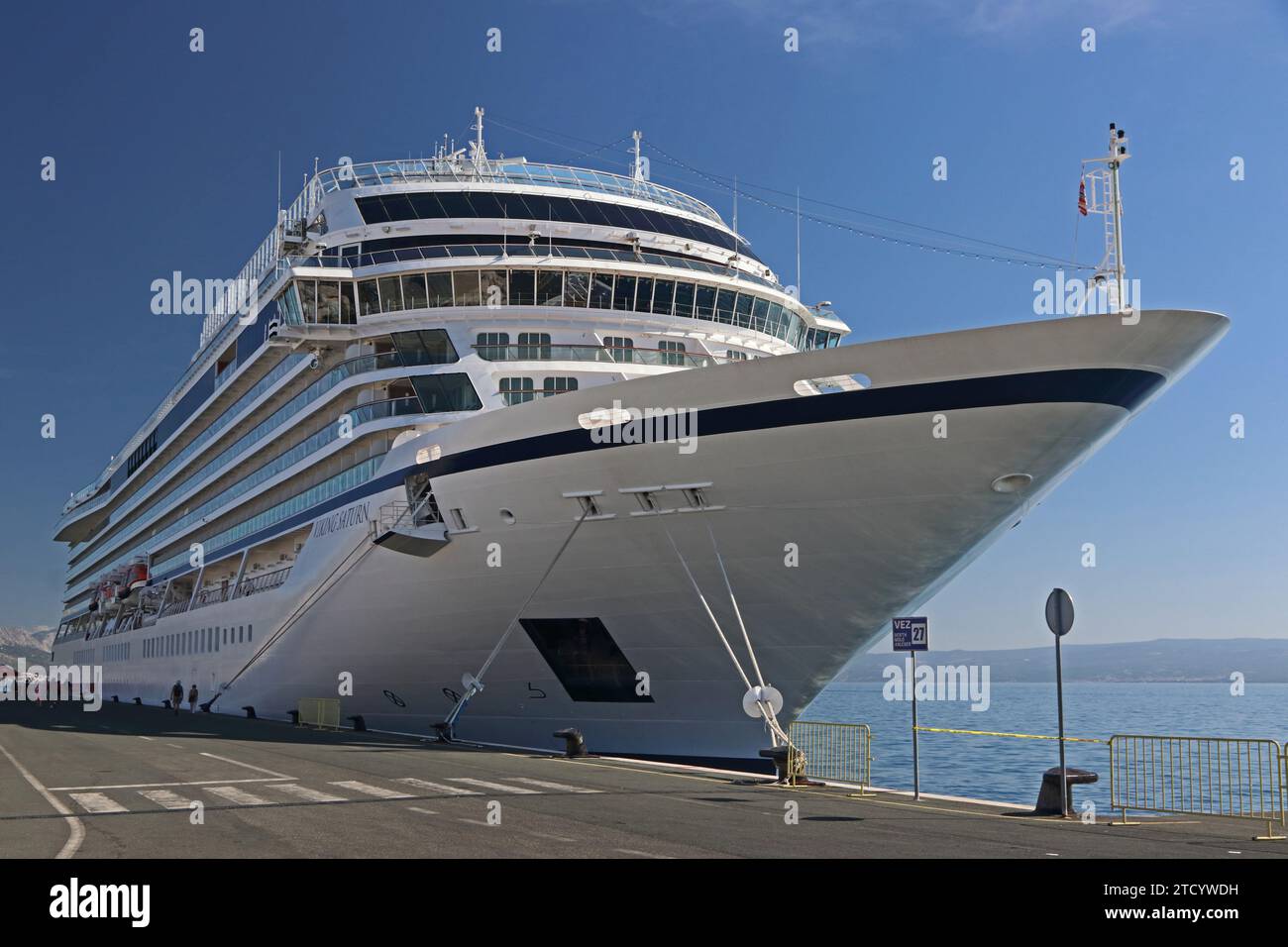 Cruise ship Viking Saturn moored in Split, Croatia Stock Photo - Alamy
