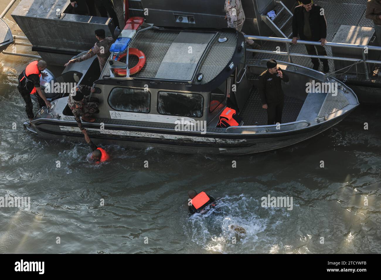 15 December 2023, Iraq, Baghdad: Military cadets of the Iraqi Military ...