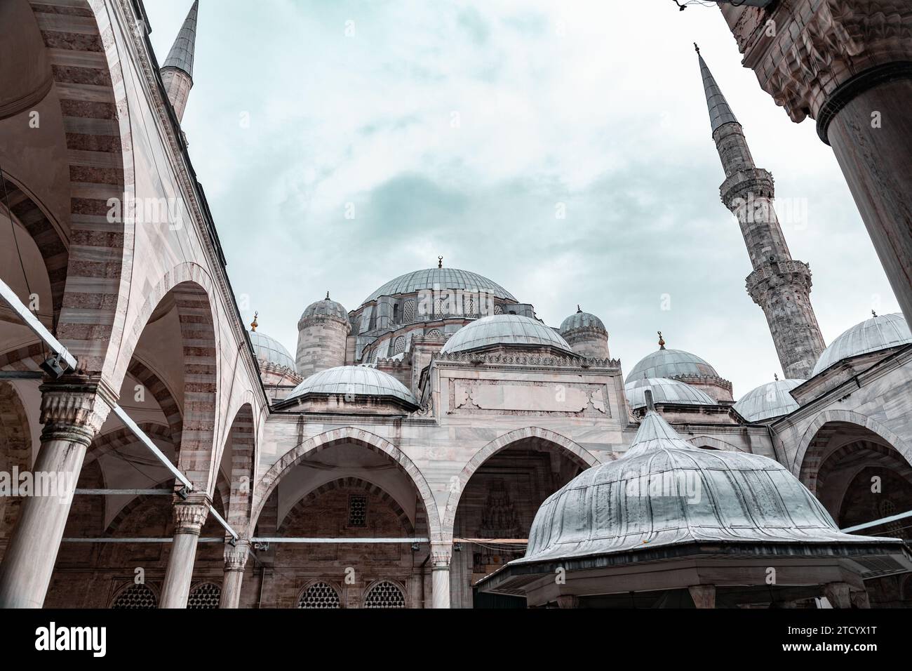 Istanbul, Turkiye - March 7, 2023: The Sehzade Mosque is a 16th-century ...