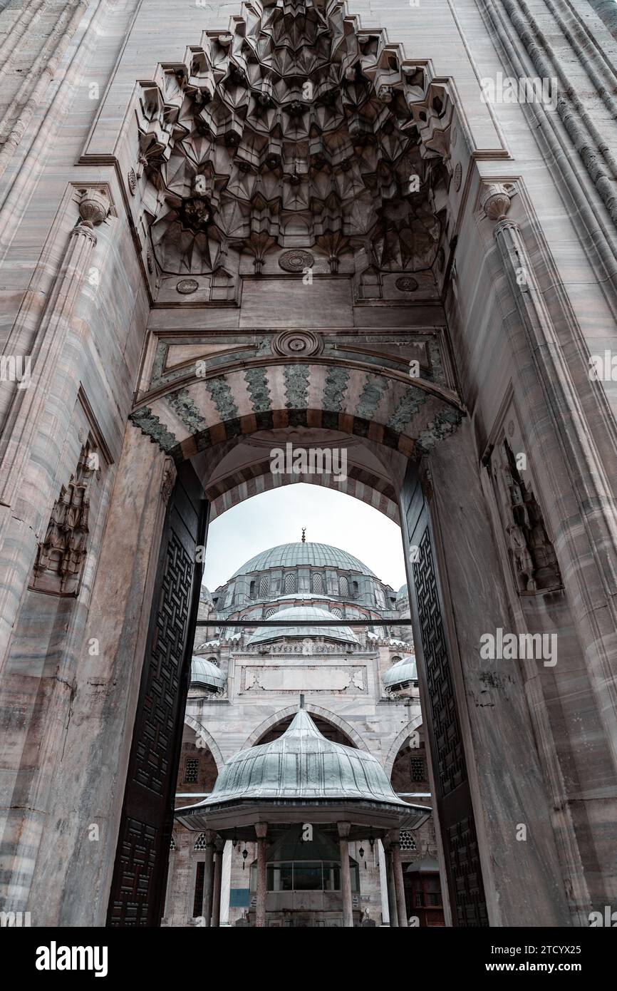 Istanbul, Turkiye - March 7, 2023: The Sehzade Mosque is a 16th-century ...