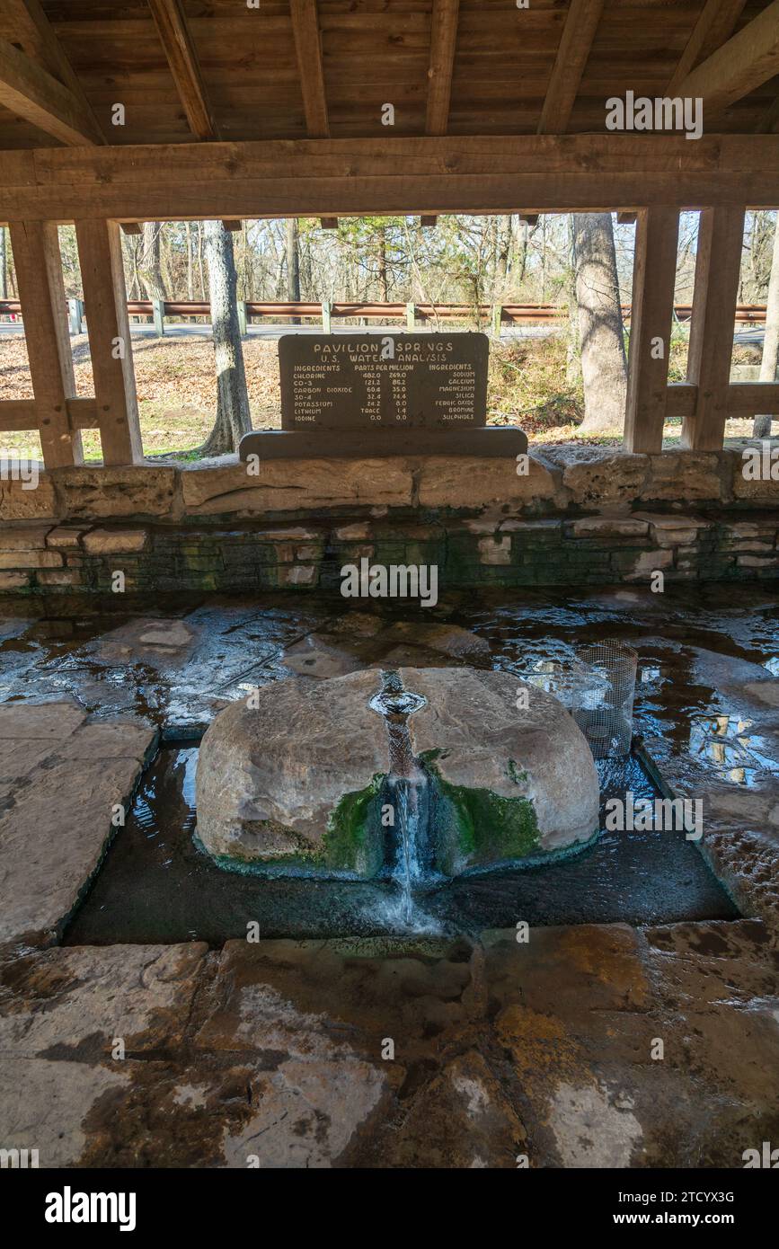 The Pavilion Springs at Chickasaw National Recreation Area in Sulphur ...