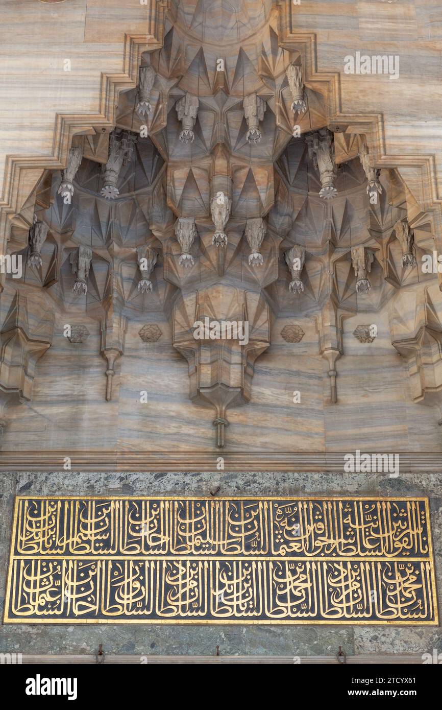 Istanbul, Turkiye - March 7, 2023: Exterior view of Suleymaniye, an ...