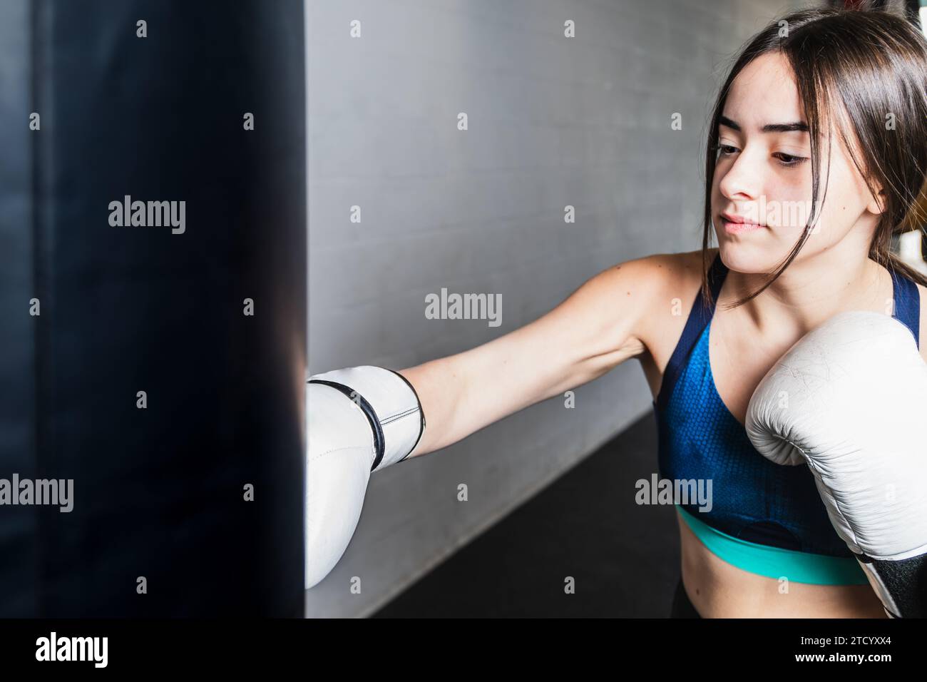 Horizontal photo pretty Caucasian teen girl Caucasian, brunette ...