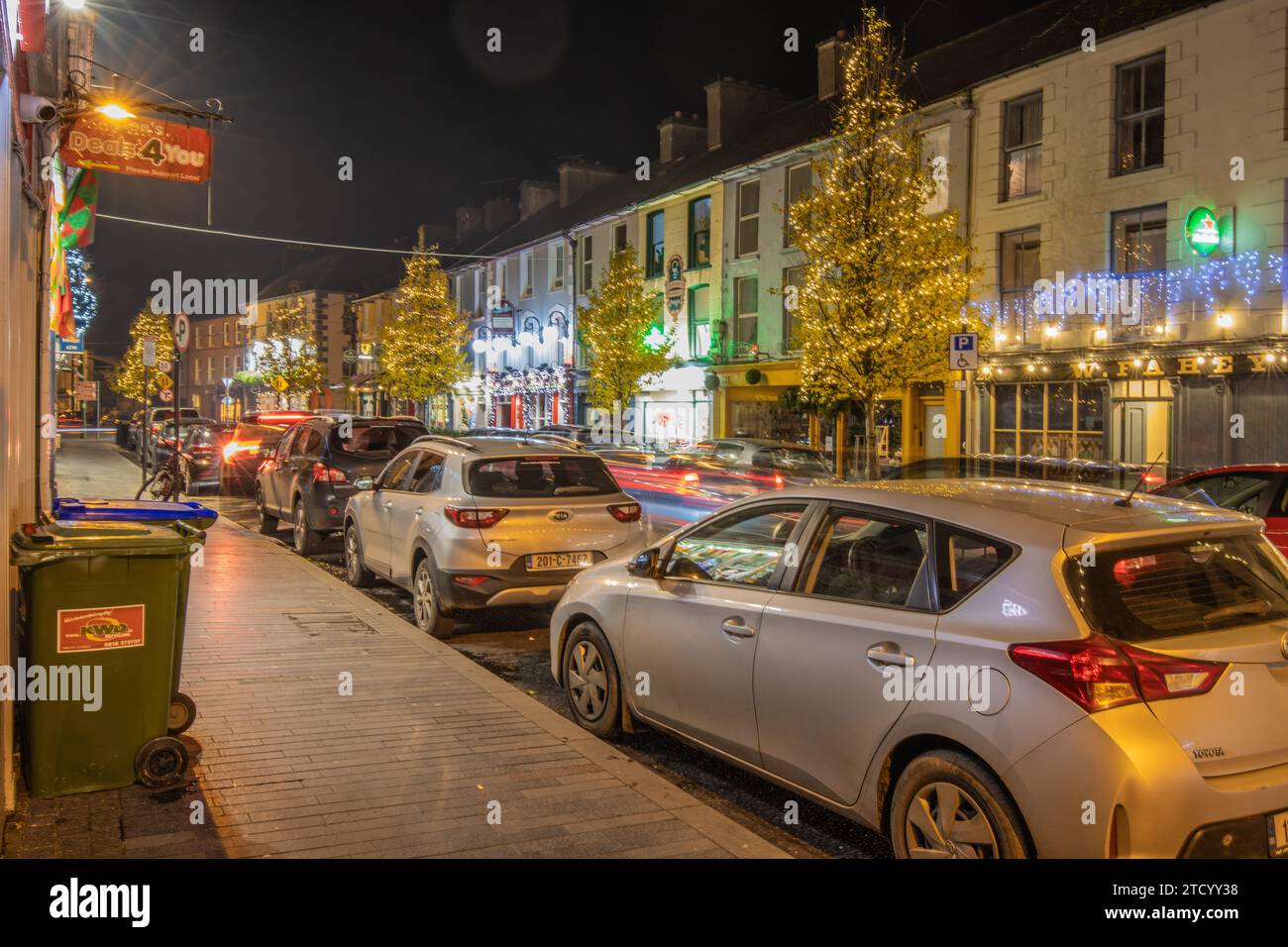 Clonakilty Christmas Lights, West Cork, December 2023 Stock Photo - Alamy
