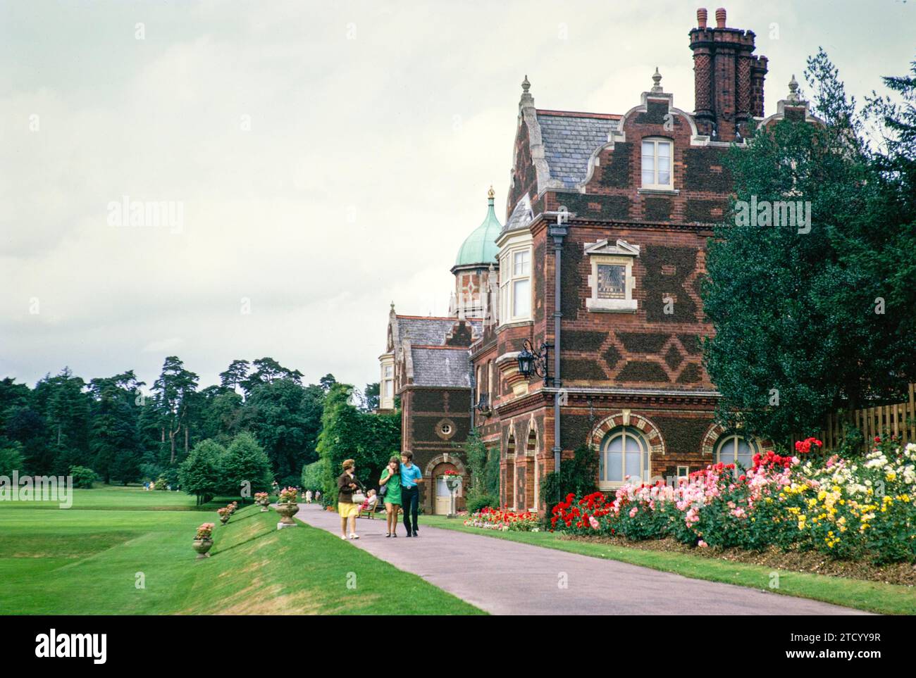 Royal estate house and gardens, Sandringham, Norfolk, England, UK July ...
