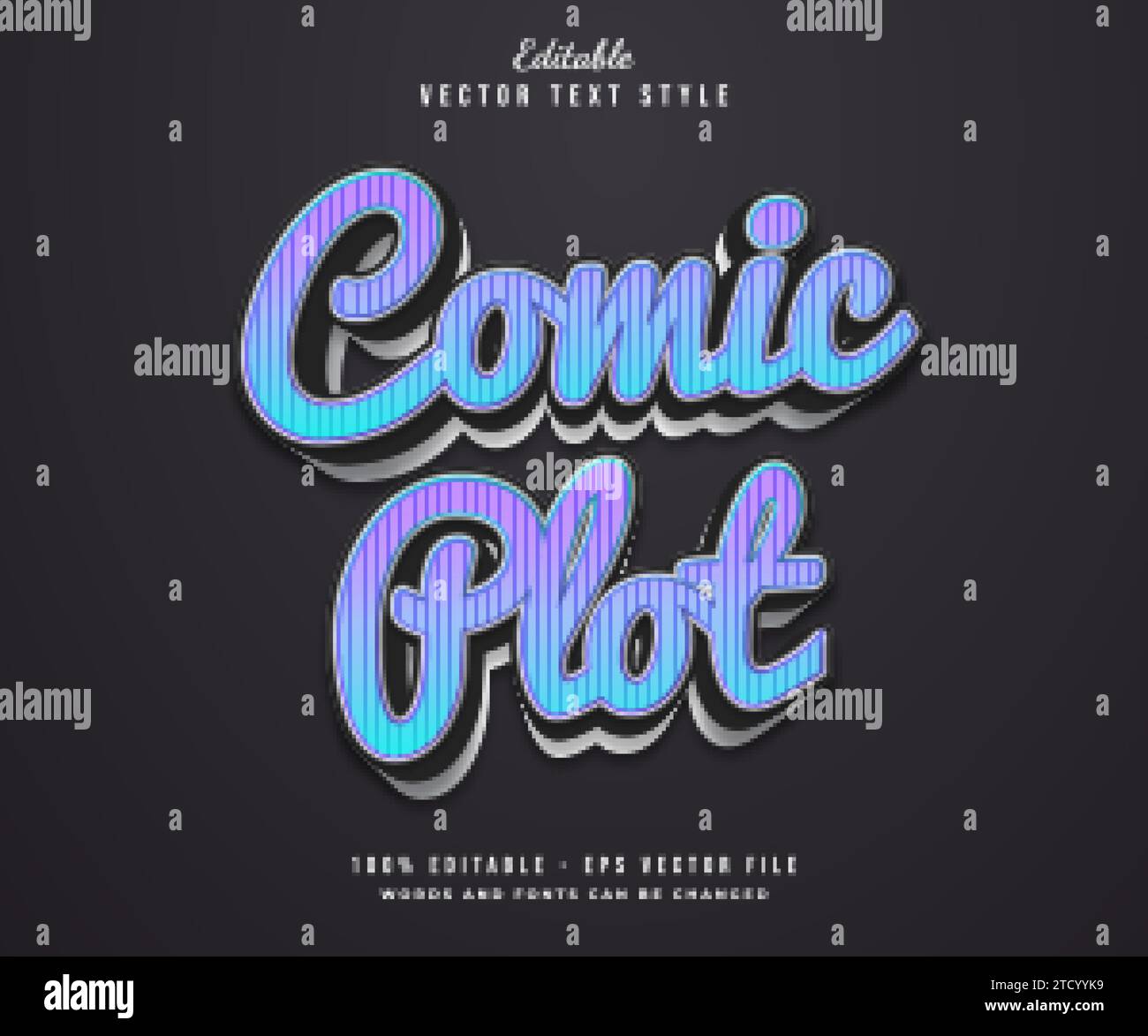Comic font alphabet pop art hi-res stock photography and images - Alamy