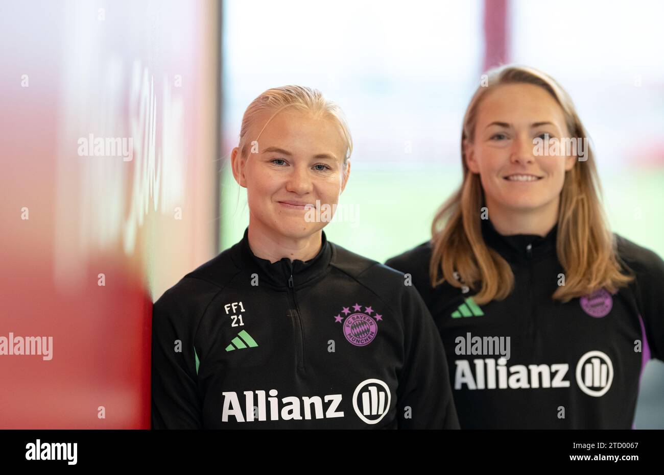 12 December 2023, Bavaria, Munich: FC Bayern Munich's Pernille Harder ...