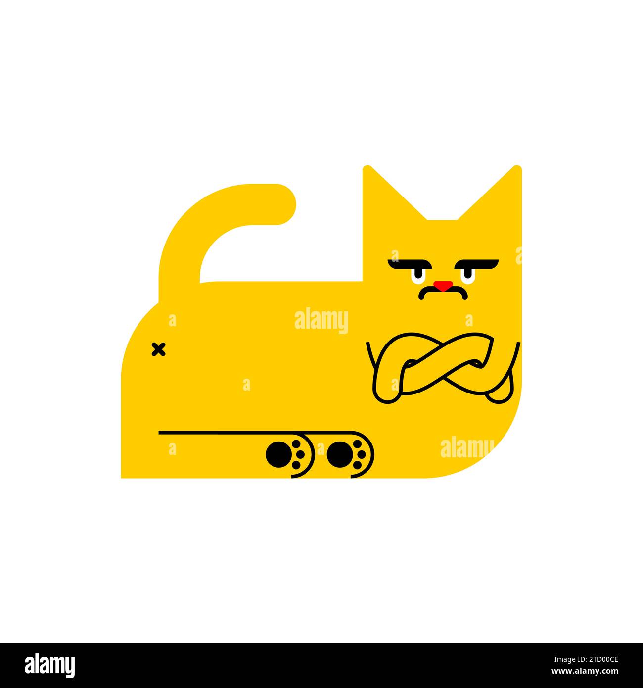 Cat unhappy Cut Out Stock Images & Pictures - Alamy