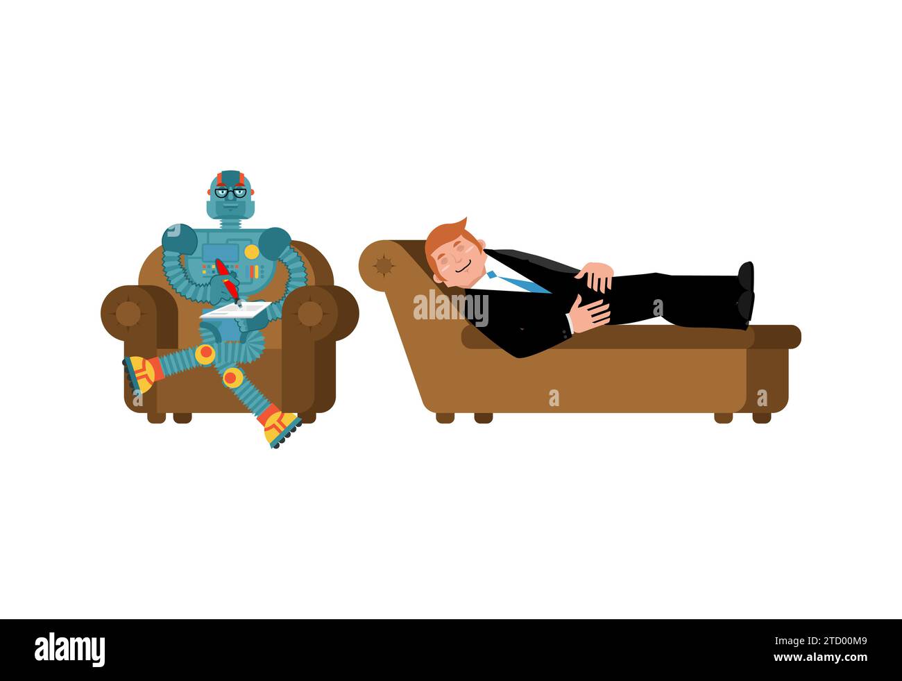 Robot psychologist. Cyborg psychotherapist. Artificial intelligence ...