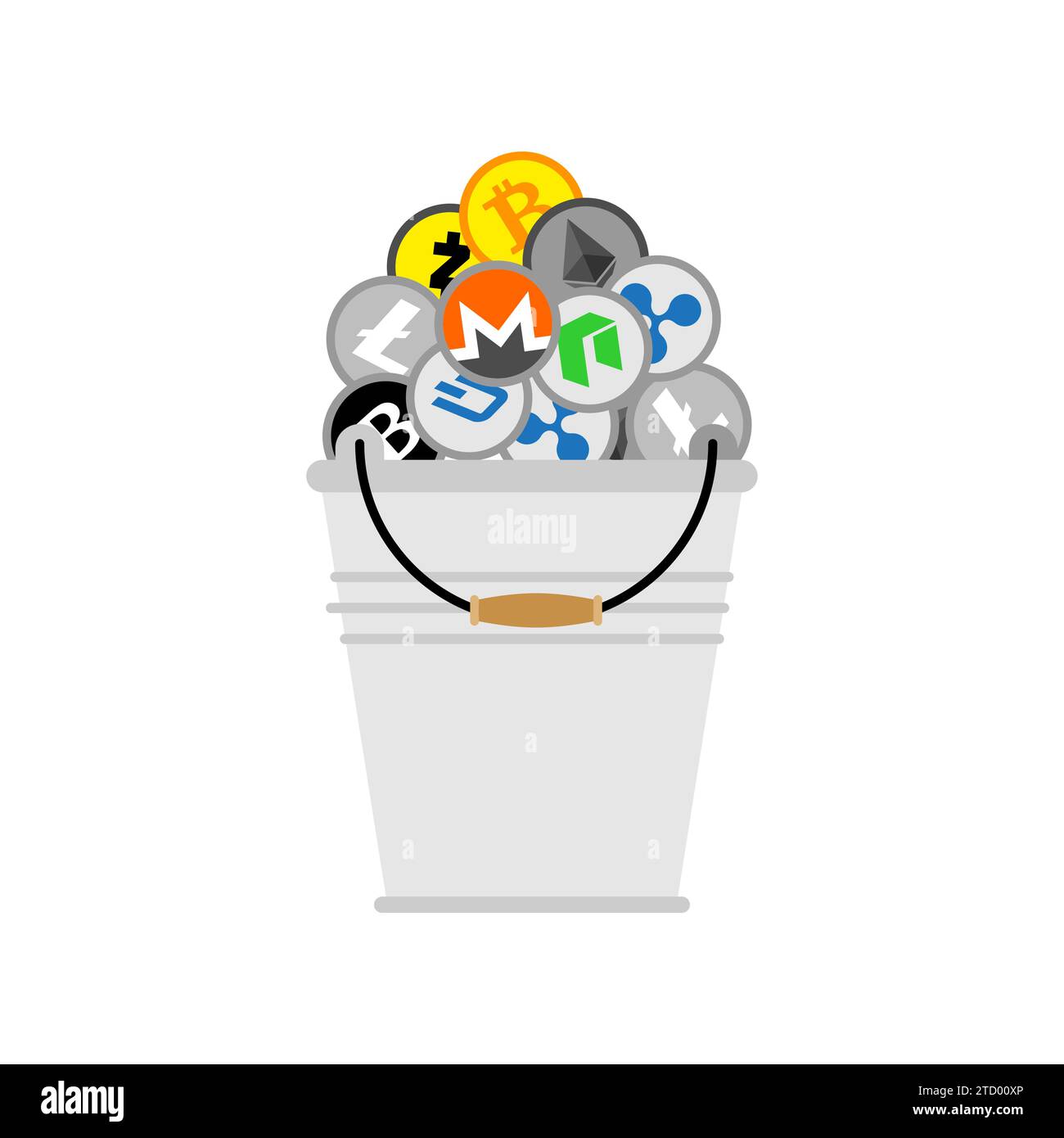 Ethereum conceptual illustration Stock Vector Images - Alamy