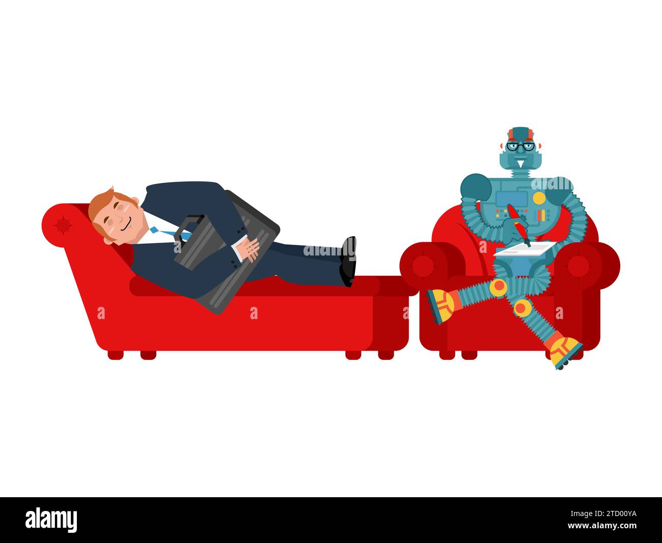 Robot psychologist. Cyborg psychotherapist. Artificial intelligence ...