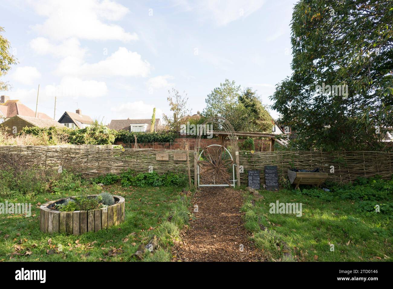 A community garden for residents of Shoreham-by-Sea in Buckingham Park ...