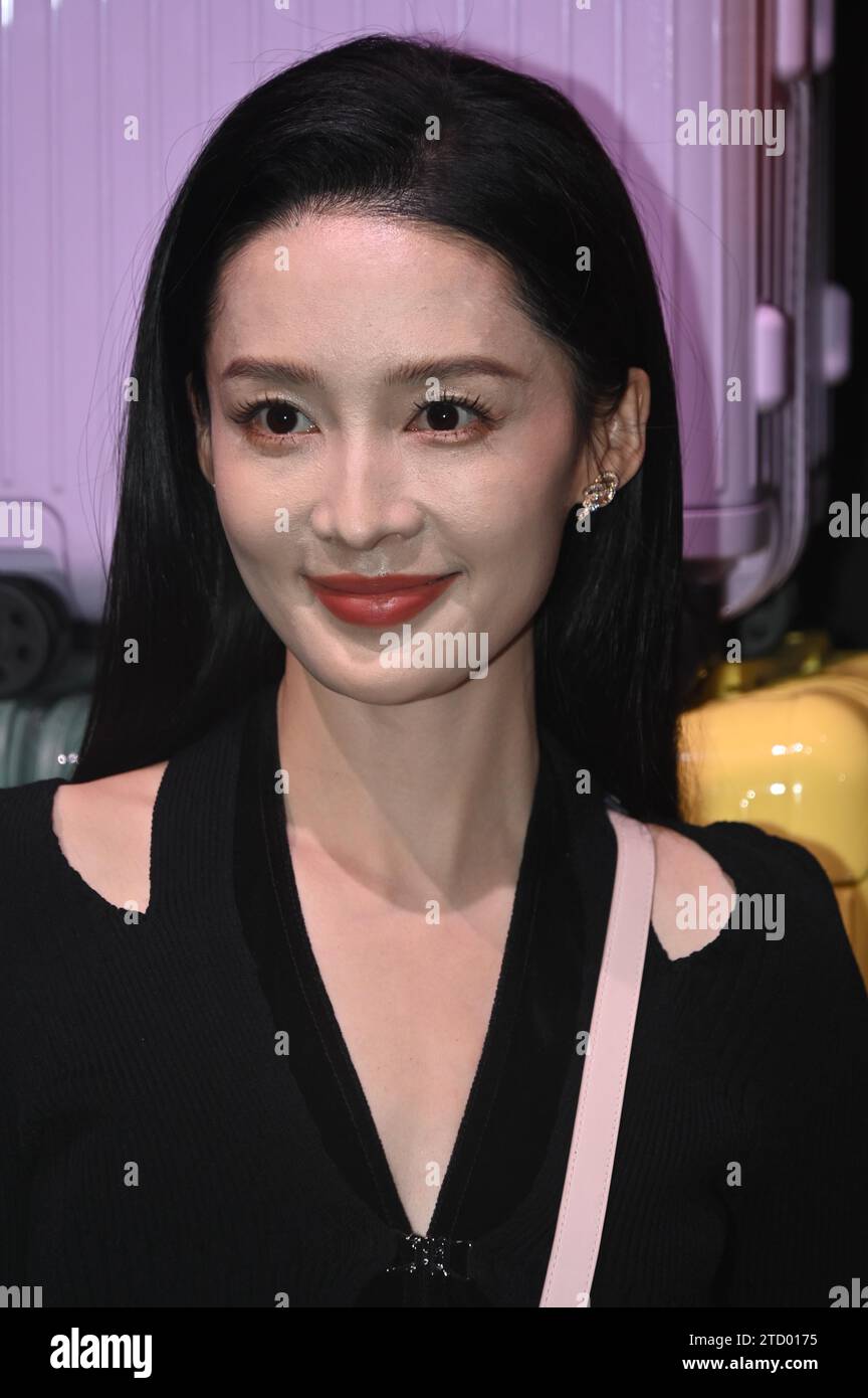 Chinese actres Li Qin attends the RIMOWA activity in Shanghai, China ...