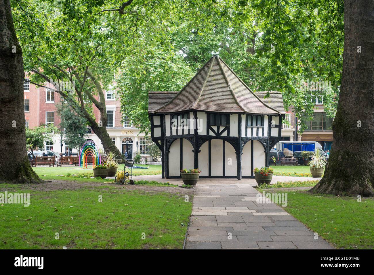 Soho Square street sign in London Stock Photo - Alamy