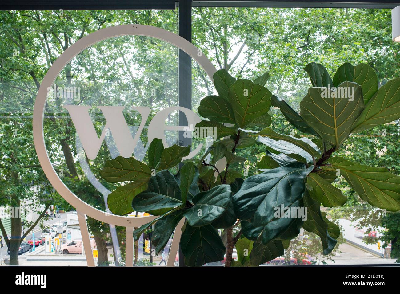 Details from a shared office space in the heart of London showing ...