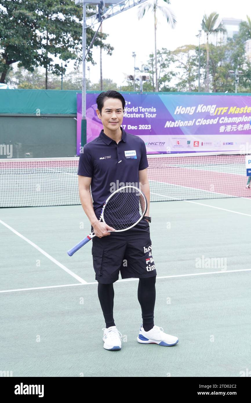 Hong Kong American actor and singer Kevin Cheng attends a tennis ...