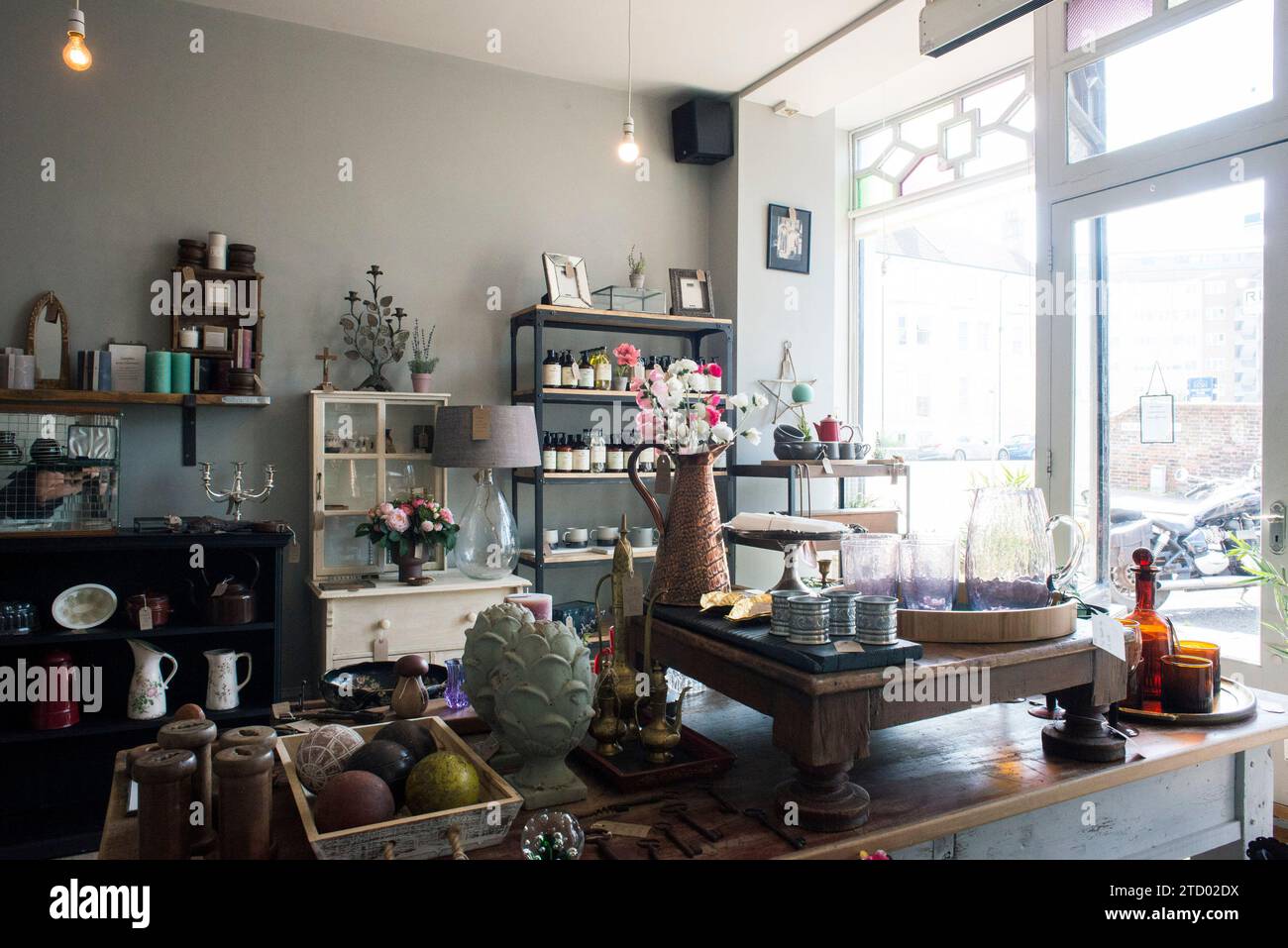 Interior of a homewares shop selling all kinds of interesting, natural ...