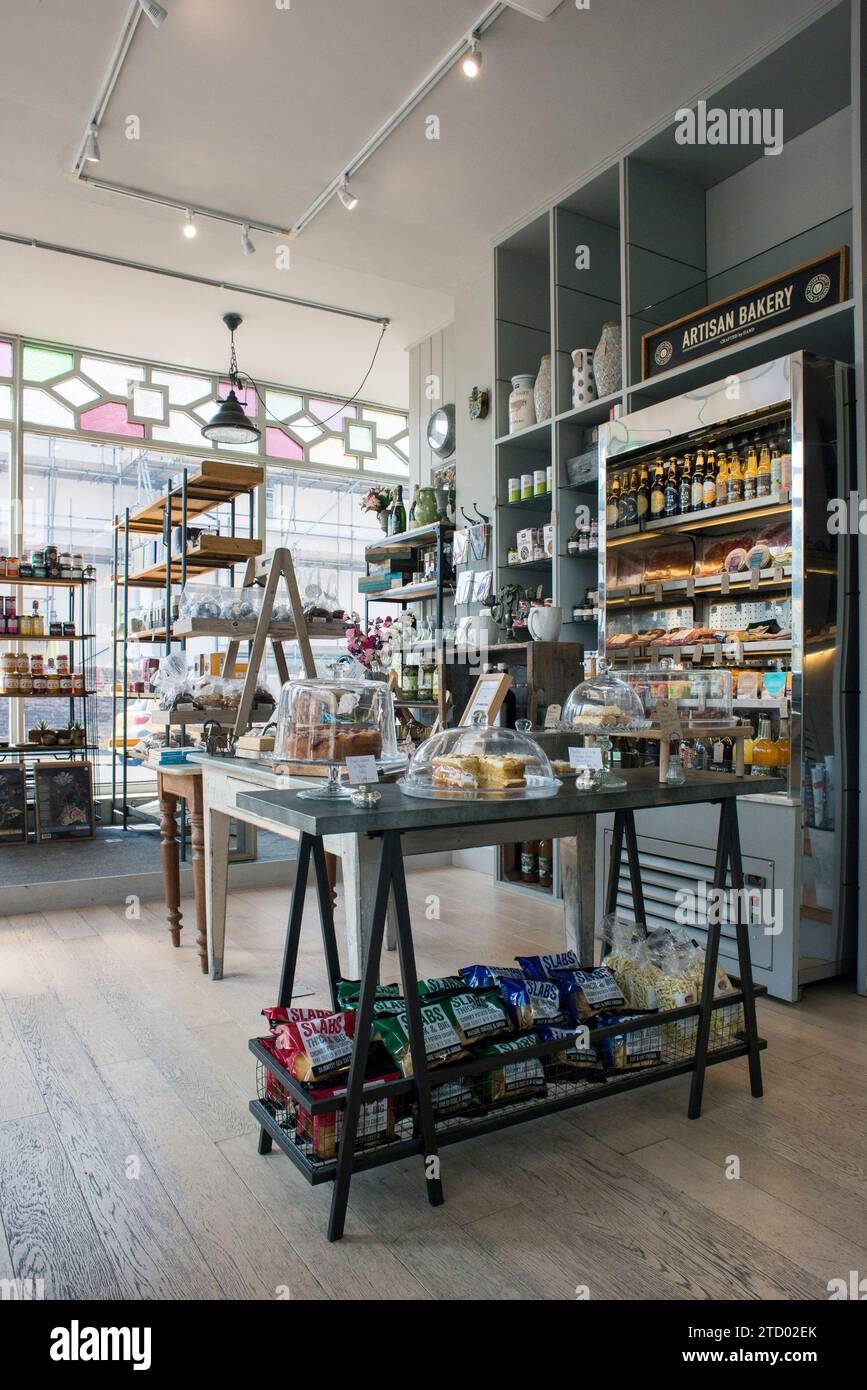 Interior photos of a local specialist food and drink shop selling high ...