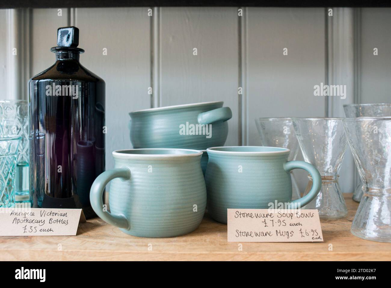 Interior of a homewares shop selling all kinds of interesting, natural ...