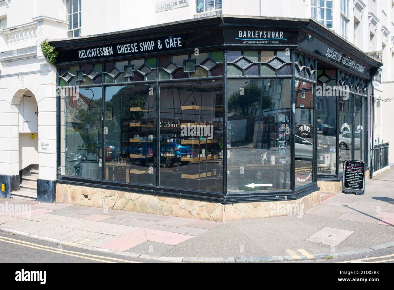 Exterior photography of a traditional coffee shop and delicatessen in ...