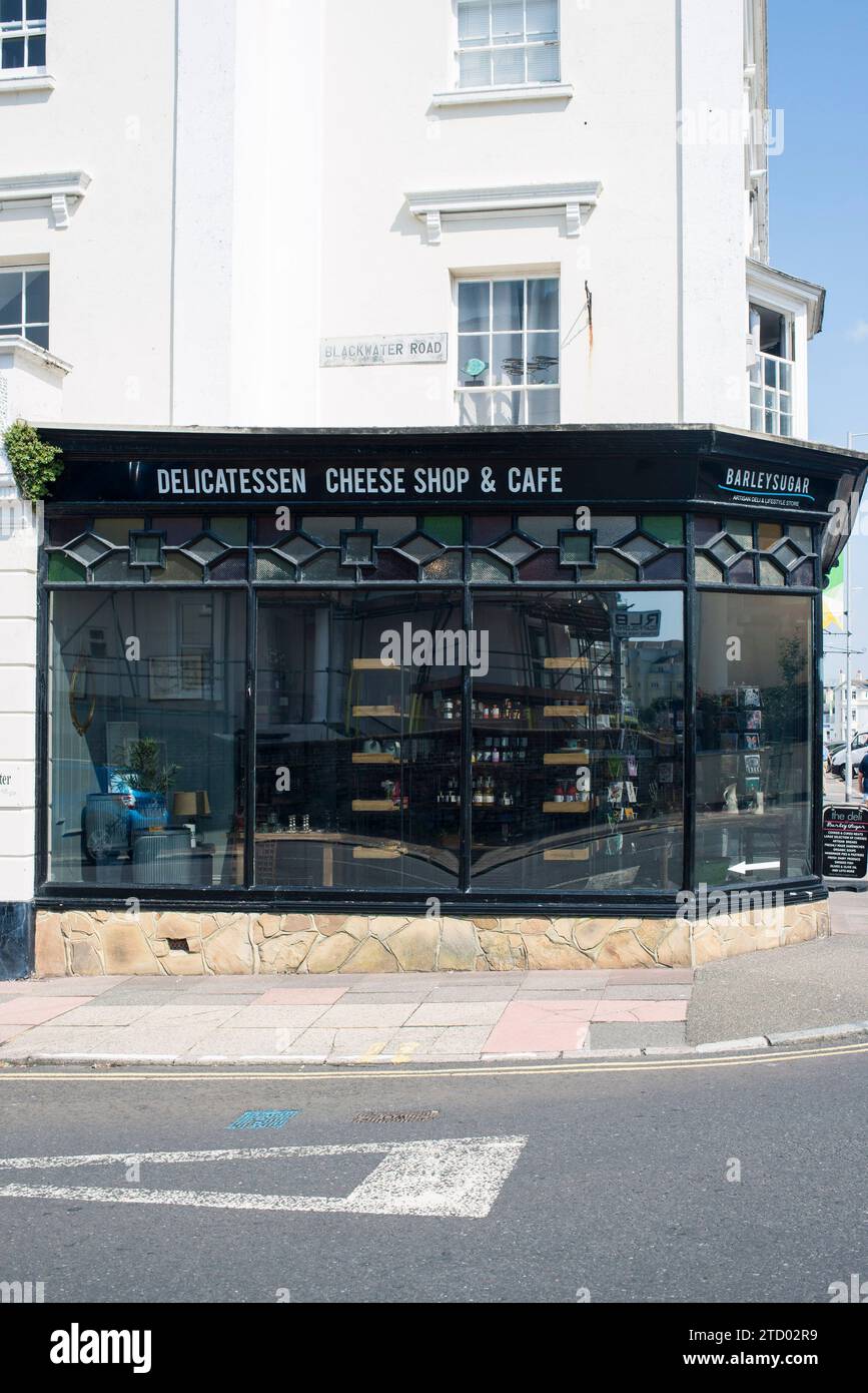 Exterior photography of a traditional coffee shop and delicatessen in ...