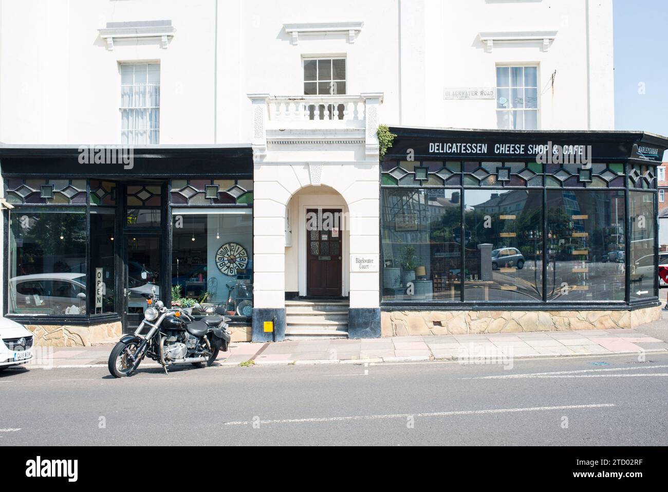 Exterior photography of a traditional coffee shop and delicatessen in ...