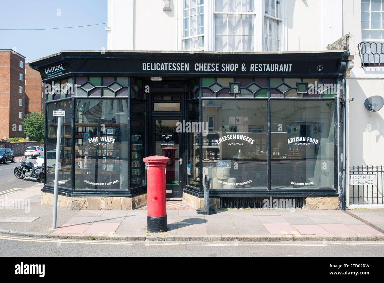 Exterior photography of a traditional coffee shop and delicatessen in ...