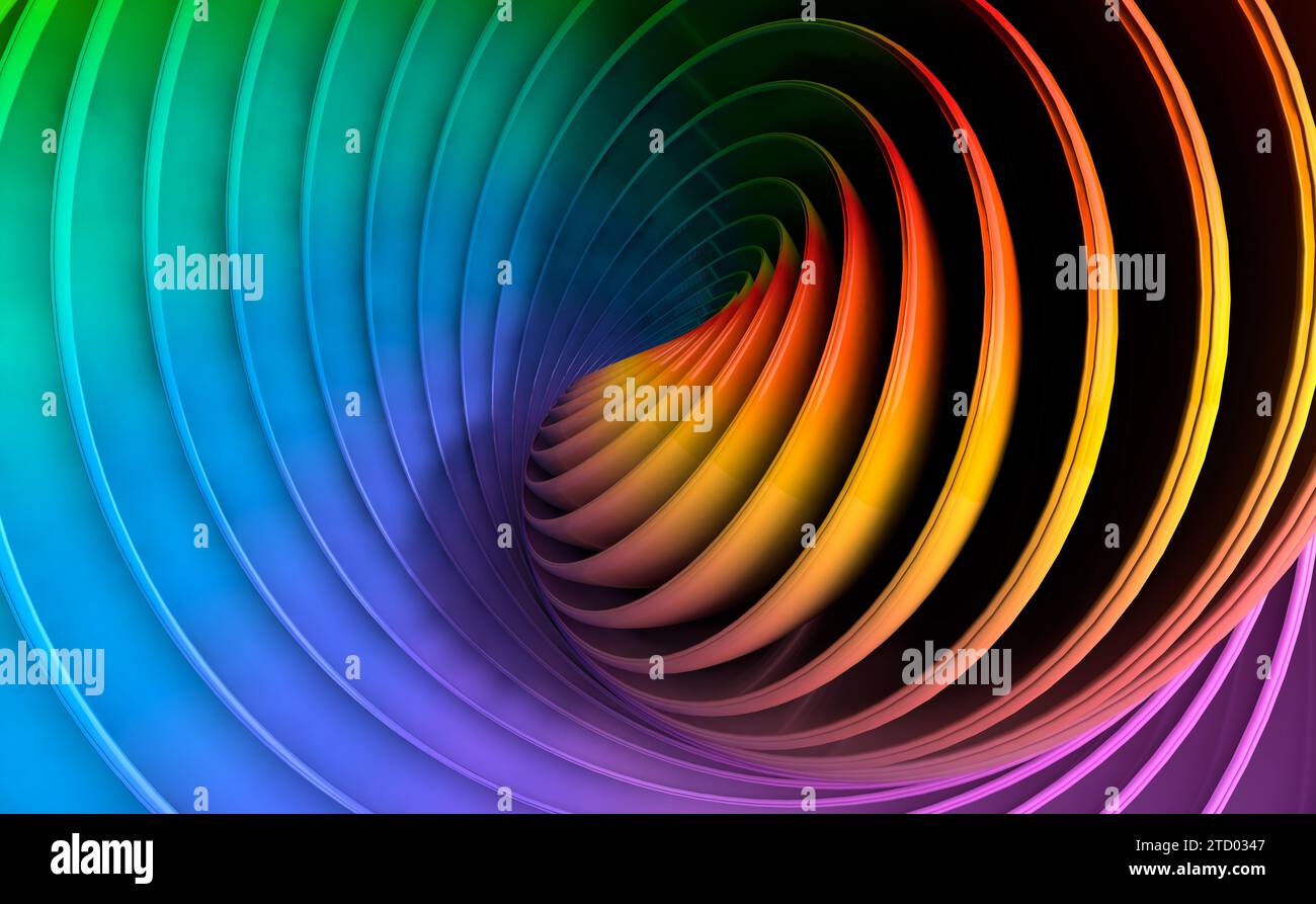 Colorful swirl pattern Stock Photo - Alamy