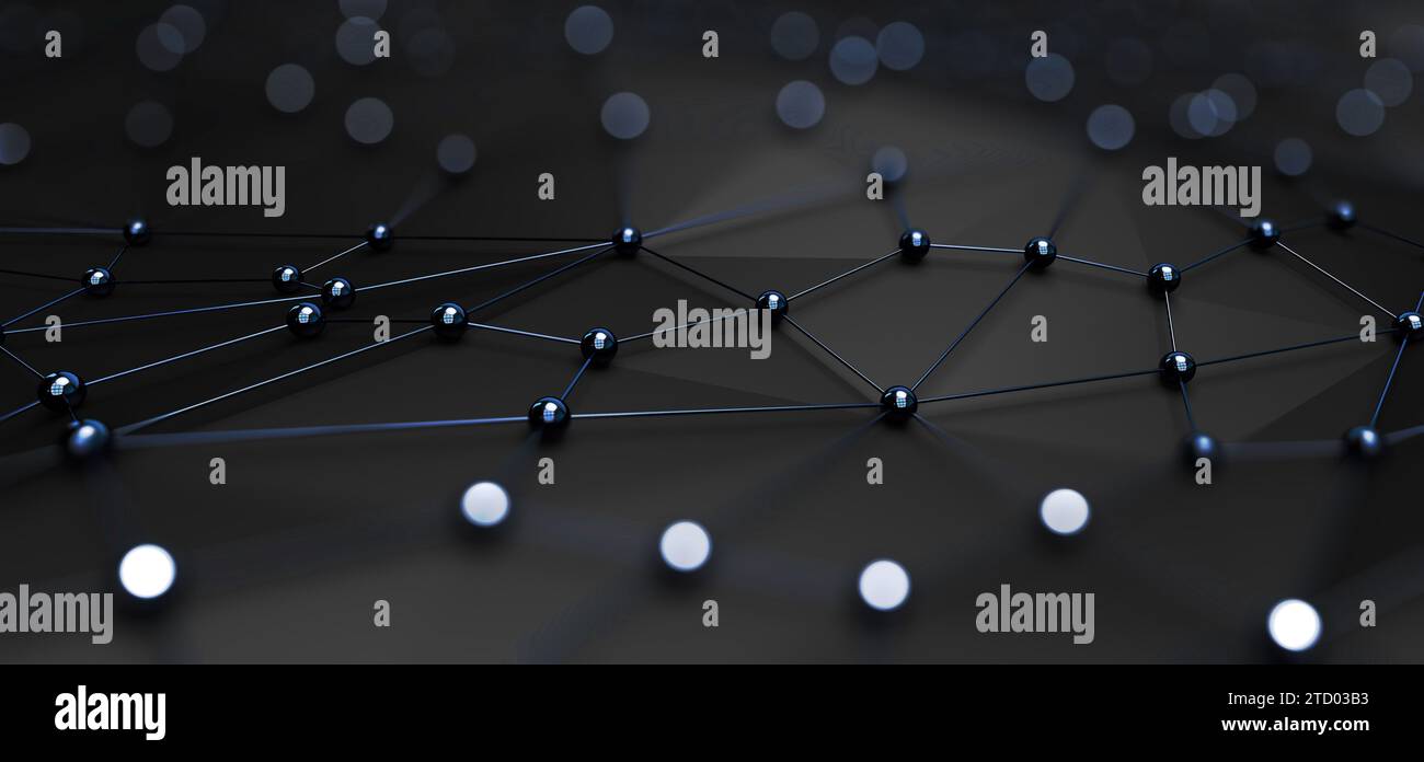 Partner and teamwork business concept with ball structure and mesh or ...