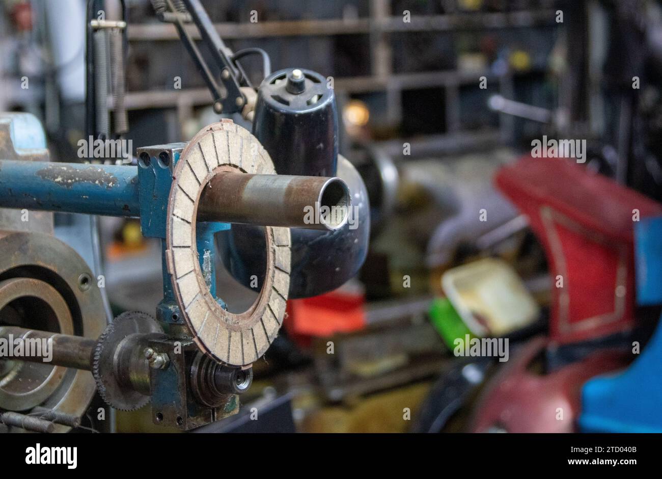 What looks like a motor cycle clutch plate casually discarded in a ...