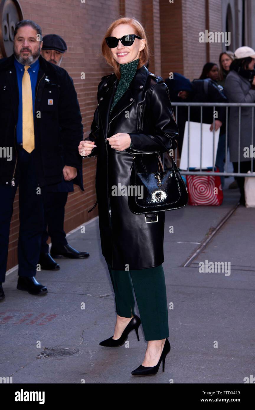 Jessica Chastain bei der Ankunft zur Aufzeichnung der ABC Talkshow The ...